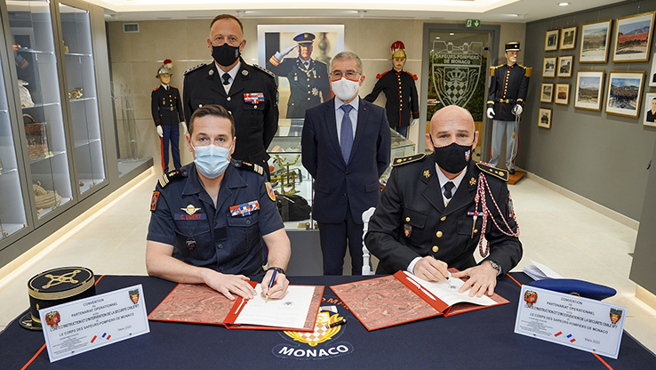 Sapeurs-Pompiers de Monaco : coopération renforcée avec l’UIISC 7 de ...