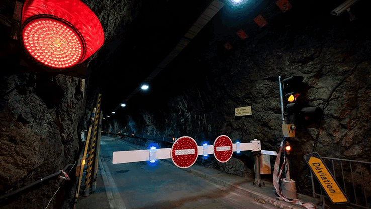 Trois des huit tunnels du Rocher fermés dès ce soir à la circulation